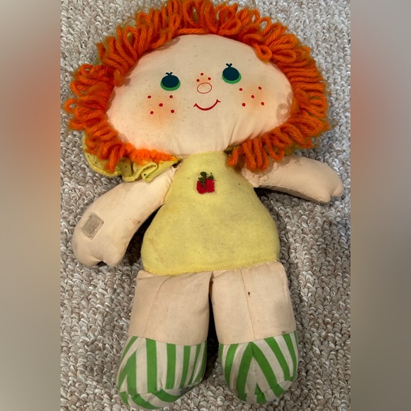 Toys | 1981 Strawberry Shortcake Apple Dumpling Plush Rag Doll | Poshmark